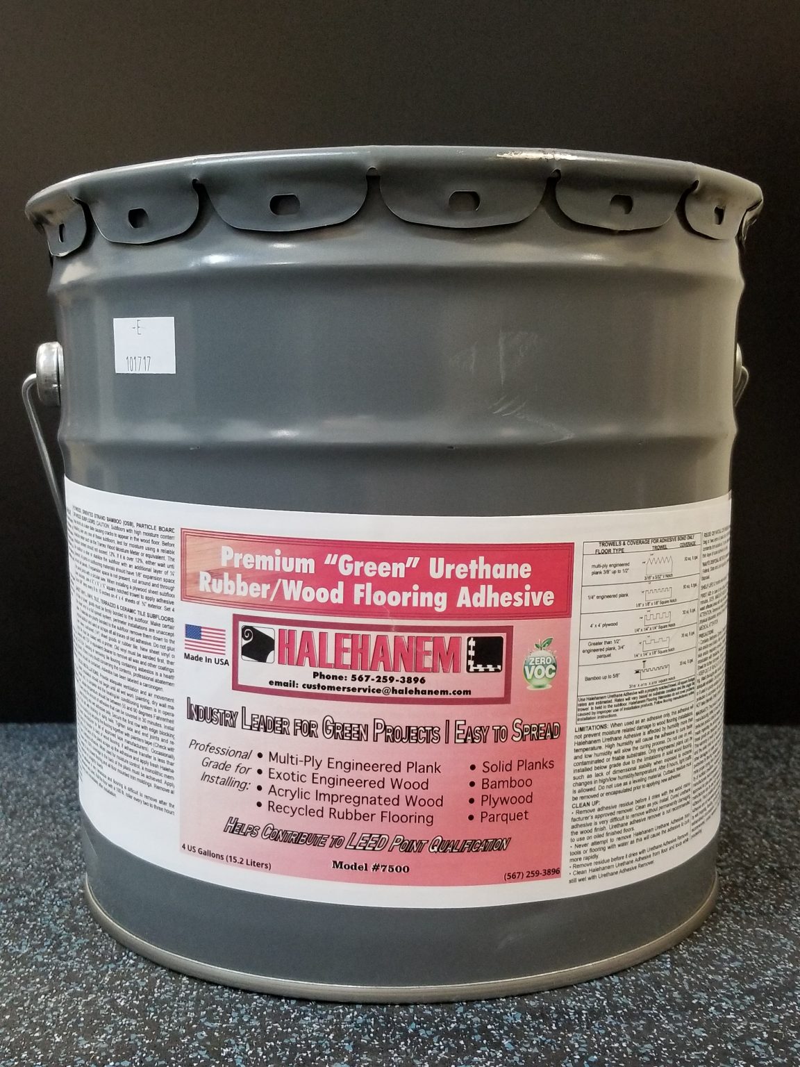 4 Gallon Premium Urethane Adhesive - Ohio Rubber and Floors
